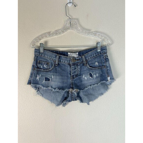 One Teaspoon | Shorts | One Teaspoon Bonitas Jean Shorts 25 Low Rise ...